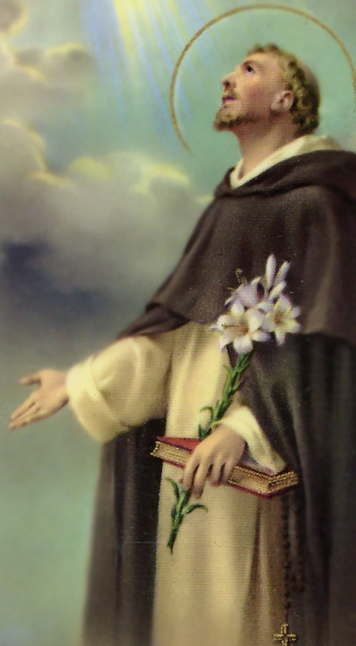 Prayer to St. Dominic A - LAMINATED HOLY CARDS- QUANTITY 25 PRAYER CAR ...