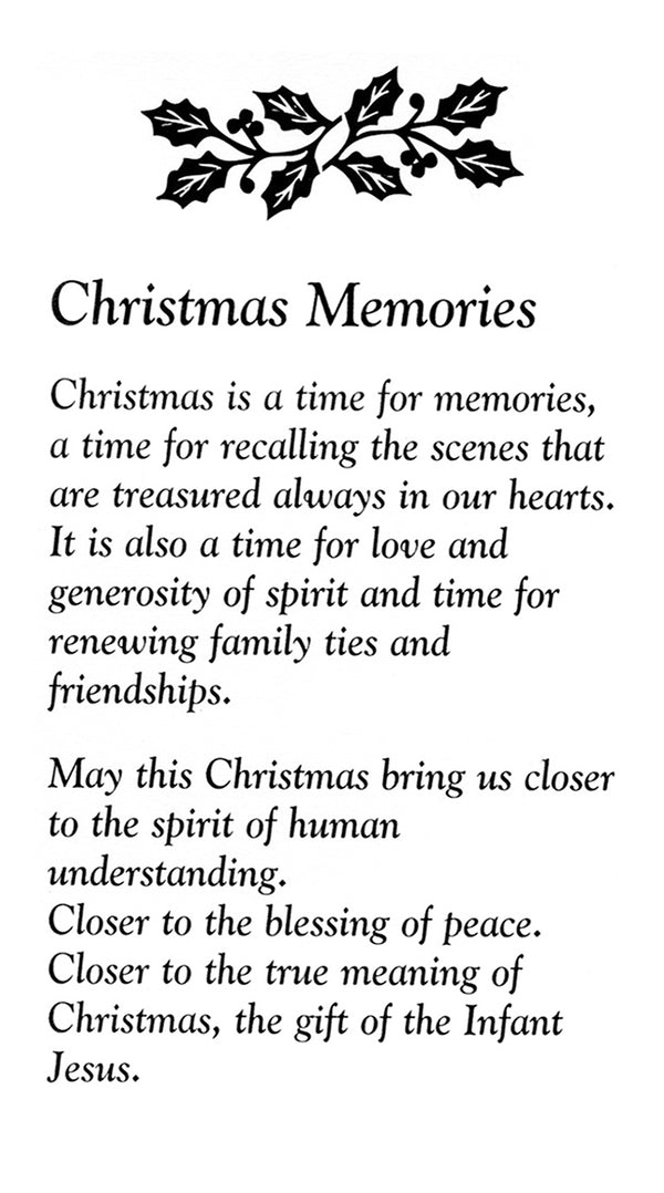 Santa - LAMINATED HOLY CARDS- QUANTITY 25 PRAYER CARDS - Catholic Pictures