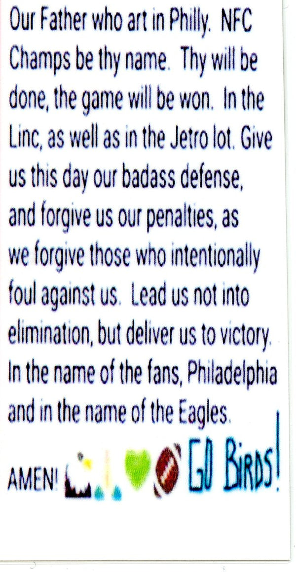 The Eagles Prayer U - LAMINATED HOLY CARDS- QUANTITY 25 PRAYER CARDS - Catholic Pictures